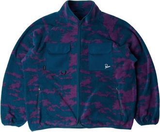 by Parra Veste en polaire Darwin Camo violette - Homme - Sport - Bleu - Taille: XL