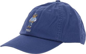 Polo Ralph Lauren Homme, Accessoires, Bleu, Taille: ONE Size Baseball Cap Bear