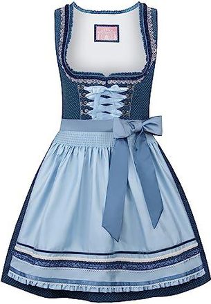 Stockerpoint Dirndl Harper Robe pour Occasion spéciale, Bleu, 38 Femme