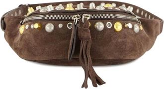Valentino Garavani Homme, Sacs, Brun, Taille: ONE Size Nellc&ocirc;te Suede Belt Bag