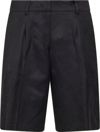 Pantaloni Torino Femme, Shorts, Noir, Taille: 48 FR Simone Bermuda Shorts