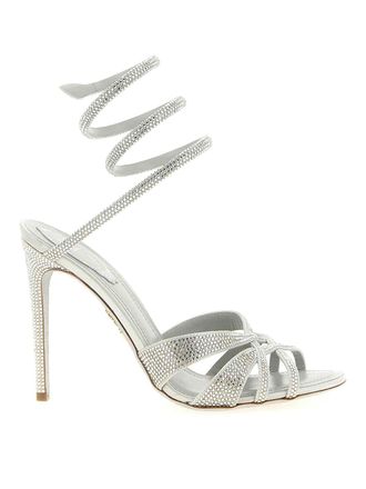 Rene Caovilla Sandalen - Silber