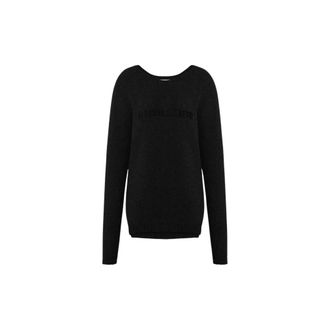 Alberta Ferretti Femme, Pulls, Noir, Taille: 40 FR Pull en Cachemire Pur