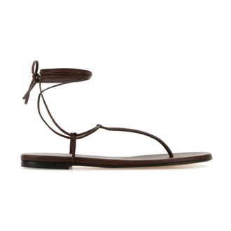 Gianvito Rossi Femme, Chaussures, Noir, Taille: 41 EU Gwyneth Flat Nappa