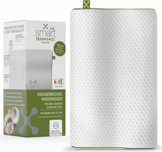 SMARTSLEEP Kinder-Nackenkissen Ergonomic Pillow - Ergonomisches Memory Foam Kopfkissen mit Luftkan&auml;len, formstabil f&uuml;r Kinder
