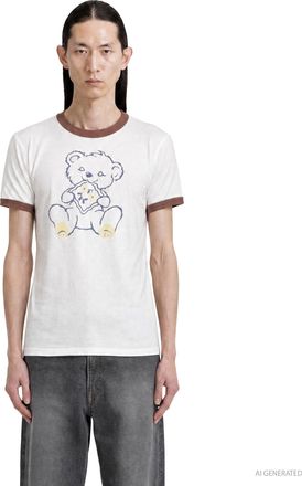 KAPITAL 20/-Jersey Ringer T (PECKISH Little Bear)