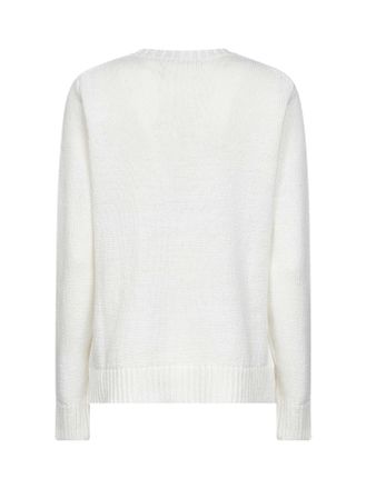 Polo Ralph Lauren Intarsia-Knit Polo Bear Sweater - White