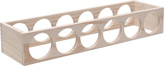 Generic Weinregal aus Holz, Stapelbares Weinregal, Stabile Konstruktion, Flexibel Kombinierbar, Robust und Langlebig, für Bars, Küchen und Ausstellungsräume(N