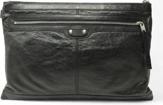 Balenciaga Clutches - BALENCIAGA HANDTASCHE 273023 STADT LAPTOP-ETUI AUS - Gr. unisize - in Schwarz - f&uuml;r Damen