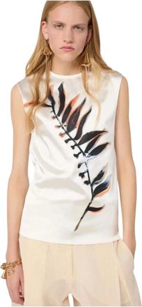 Sportmax Femme, Tops, Multicolore, Taille: 42 FR Top sans manches