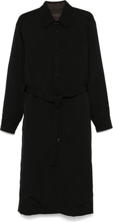 Christophe Lemaire Dress Mantel - Schwarz