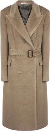 Tagliatore Jole Long Coat - Femme - Manteaux - Beige - Taille: 40 FR