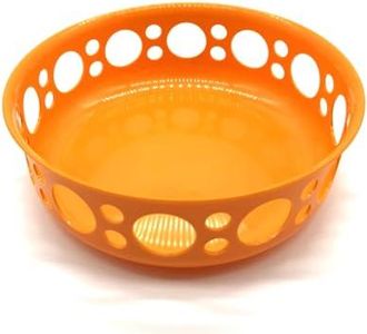 Kimmel Schale Obstschale Brötchenschale Brotkorb Brötchenkorb Obstkorb Servierkörbchen Obstschale Brotschale 20 cm im Durchmesser, aus Kunststoff, Mehrwegges