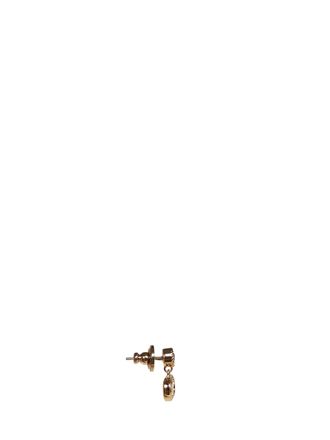 Valentino Garavani Womens Earrings Ovalette Gold Brass