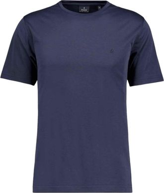 Ragman Rundhals T-Shirt Uni - - Tops - Herren - Blau - M