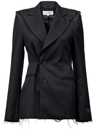 Maison Margiela Unges&auml;umter Blazer - Schwarz