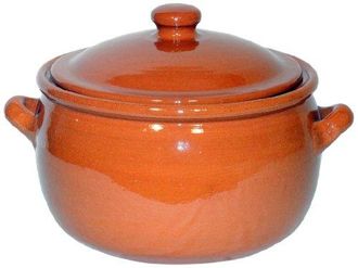 Amazing Cookware Cocotte en Terre Cuite Naturelle 5 l