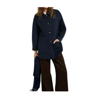 Pepe Jeans London Manteau droit - Femme - Manteaux - Bleu - Taille: 38 FR