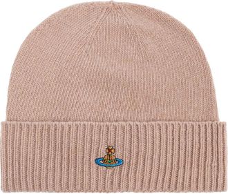 Vivienne Westwood unisex, Accessoires, Rose, Taille: ONE Size Bonnet en cachemire