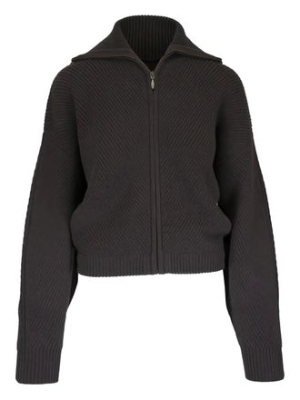 Le Kasha pull &agrave; fermeture zipp&eacute;e - Marron