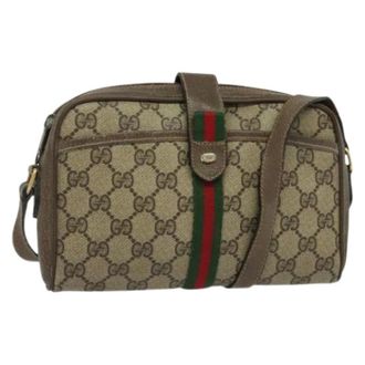 Gucci Pre-owned Toile sacs-gucci - Femme - Pre-owned - Beige - Taille: ONE Size