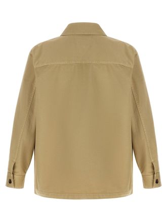 Saint Laurent Cassandre Overshirt - Beige