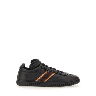 Bally Homme, Chaussures, Noir, Taille: 40 EU Baskets avec logo 100% Cuir de veau Chine