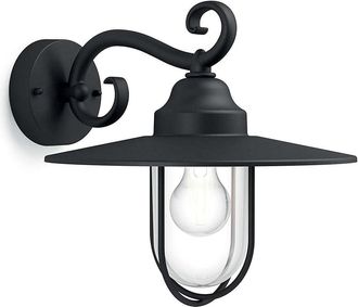 Philips myGarden Wandaussenleuchte Pasture, 60w, schwarz