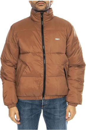 Obey Homme, Vestes, Brun, Taille: L Veste R&eacute;versible