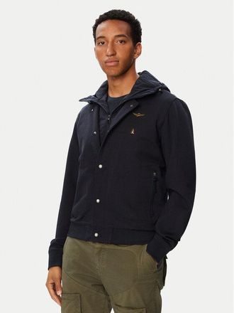 Aeronautica Aeronautica Militare Bomberjacke 262AF0525UF00691 Dunkelblau Regular Fit