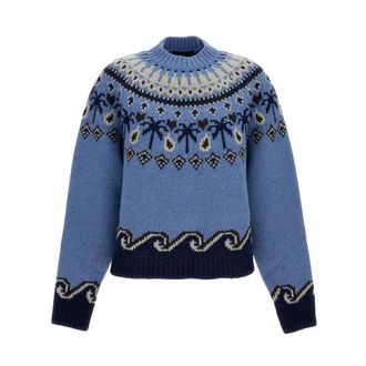 Alanui Rollkragenpullover - - Knitwear - Damen - Blau - M