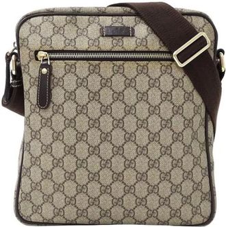 Gucci unisex, Pre-owned, Beige, Taille: ONE Size Sac bandouli&egrave;re en tissu Pre-owned