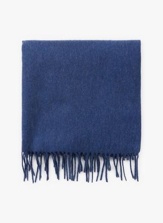 Saison 1865 Wollschal - Blau