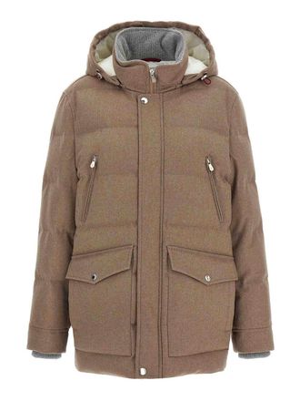 Brunello Cucinelli Daunenjacke - Beige