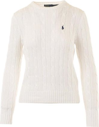 Polo Ralph Lauren Femme, Pulls, Blanc, Taille: 40 FR Julianna Long Sleeve Pullover