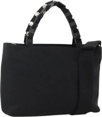Ferragamo Sac &agrave; main en nylon Pre-owned - Femme - Pre-owned - Noir - Taille: ONE Size