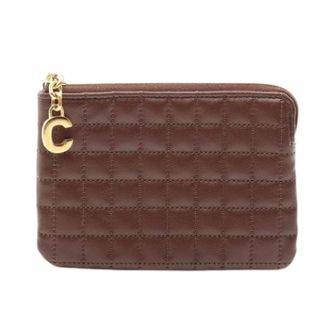 Celine Porte-cartes Pre-owned - Femme - Pre-owned - Brun - Taille: ONE Size