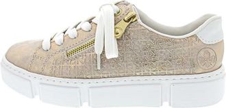 Rieker Baskets Basses N5917 pour Femme, dorées, 39 EU, Or, 39 EU