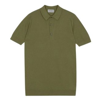 John Smedley Homme, Tops, Vert, Taille: XL Polo Chemises
