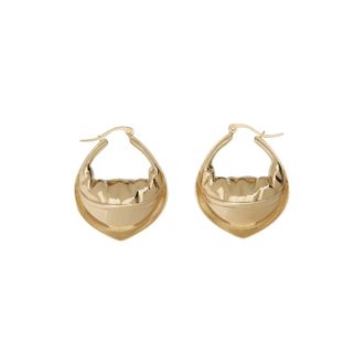 Federico Cina Boucles doreilles Tortellino - Femme - Accessoires - Jaune - Taille: ONE Size