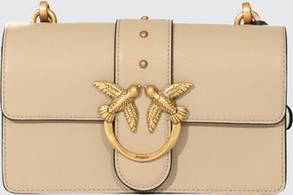Pinko Mini-Umh&auml;ngetasche Love Bag One aus Leder mit Nieten und Logo