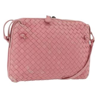 Bottega Veneta Sac &agrave; bandouli&egrave;re vintage Pre-owned - Femme - Pre-owned - Rose - Taille: ONE Size
