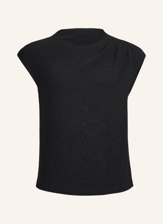 Swing Swing Stricktop Mit Glitzergarn schwarz
