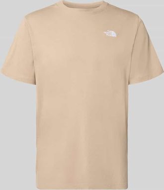 The North Face T-Shirt mit Label-Stitching und Rundhalsausschnitt