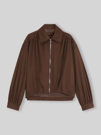 Boss Orange by Hugo Boss Loose Fit Kunstlederjacke mit Umlegekragen Modell Jasuede