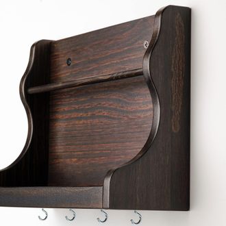 IKEA Ikea LEVLA Wandorganizer, 28 x 9 x 21 cm, dunkelbraun