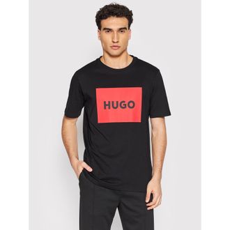 HUGO BOSS Hugo T-Shirt Dulive222 50467952 Schwarz Regular Fit