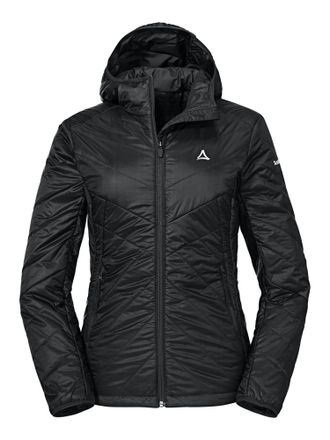 Sch&ouml;ffel Damen Padded Jacket Stams L, leichte, winddichte Winter Wanderjacke mit Recycling-Wattierung, atmungsaktive, wasserabweisende Outdoorjacke, black, 42