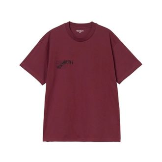 Carhartt Work in Progress Homme, Tops, Rouge, Taille: M T-Shirt Manches Courtes