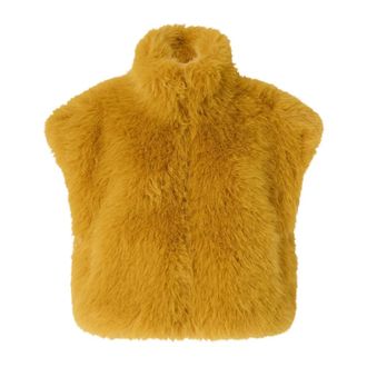Pinko Pinko - Eloro Gilet - Femme - Vestes - Jaune - Taille: 36 FR